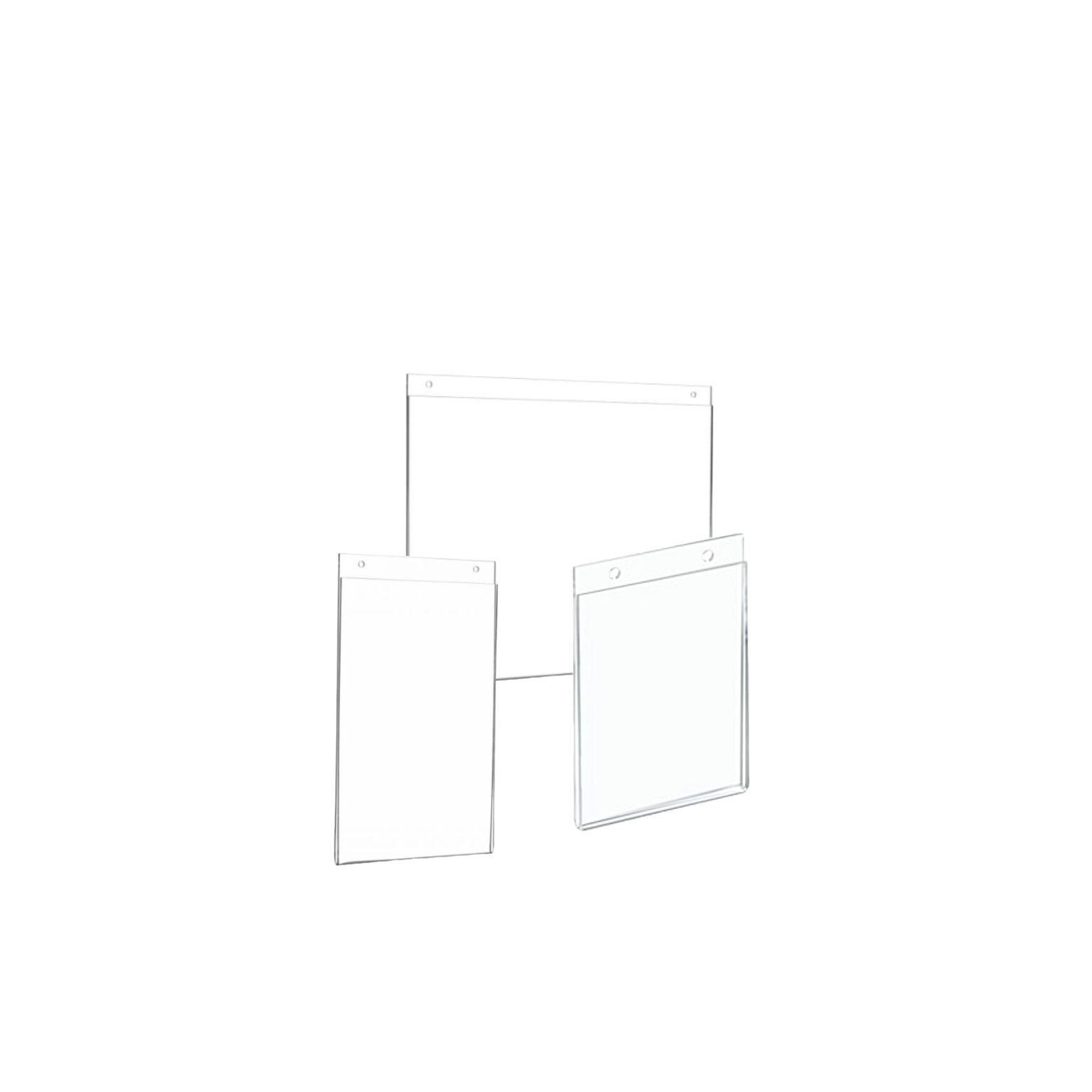 Wall Mount Acrylic Sign Holders | Advance Displays 1