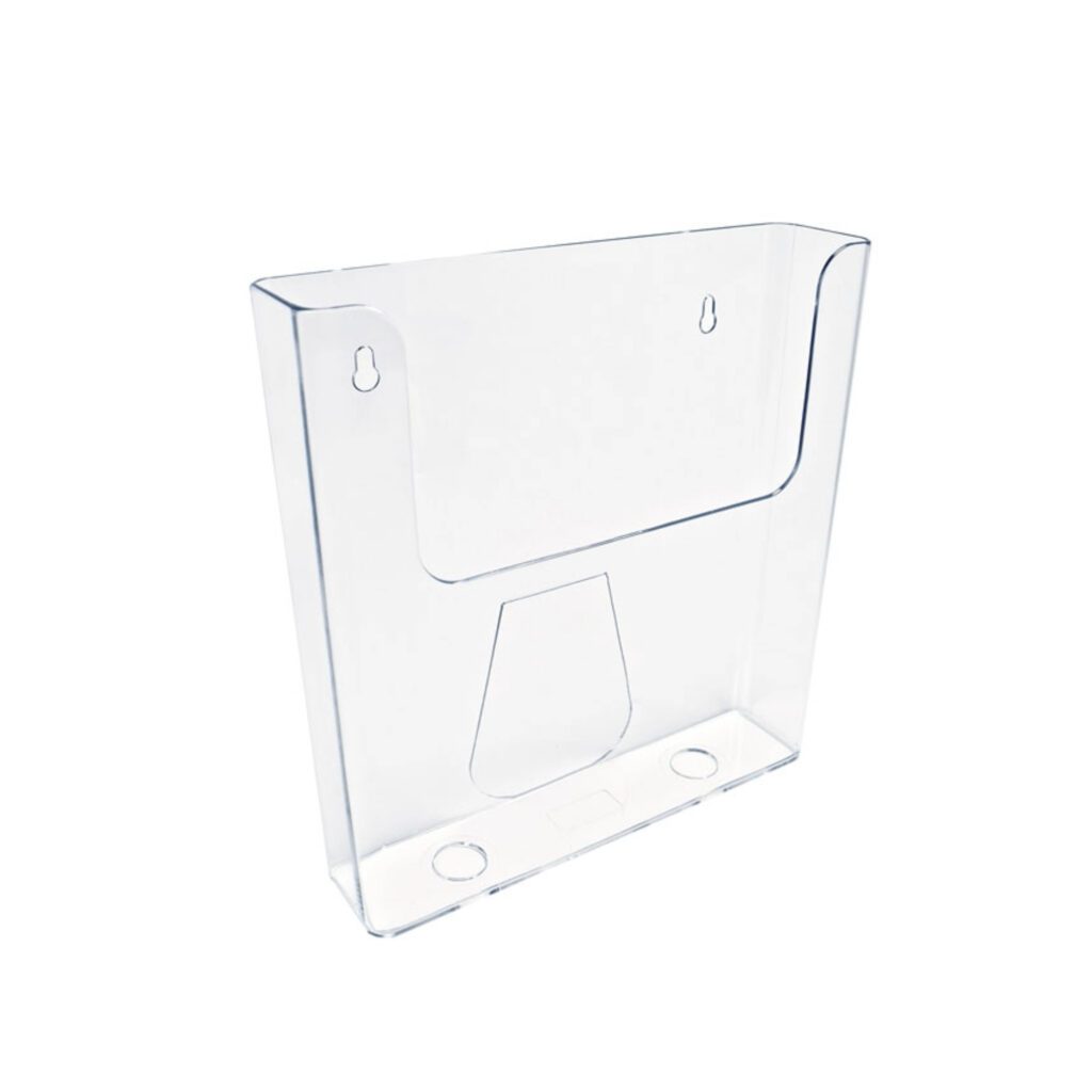 Wall Mount Full Sheet Brochure Holder | Advance Displays 1