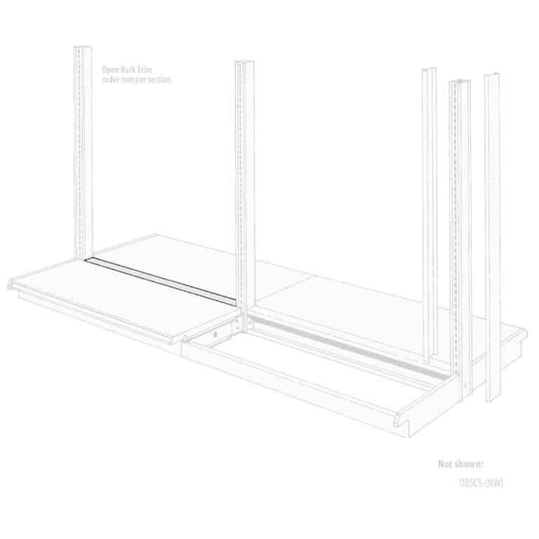 Madix Metal Shelf Filler | Advance Displays