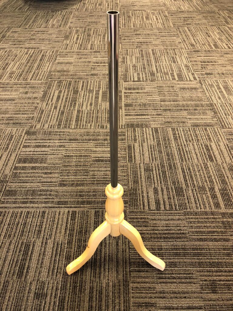 Wooden Tripod Child Form Base | Advance Displays 1