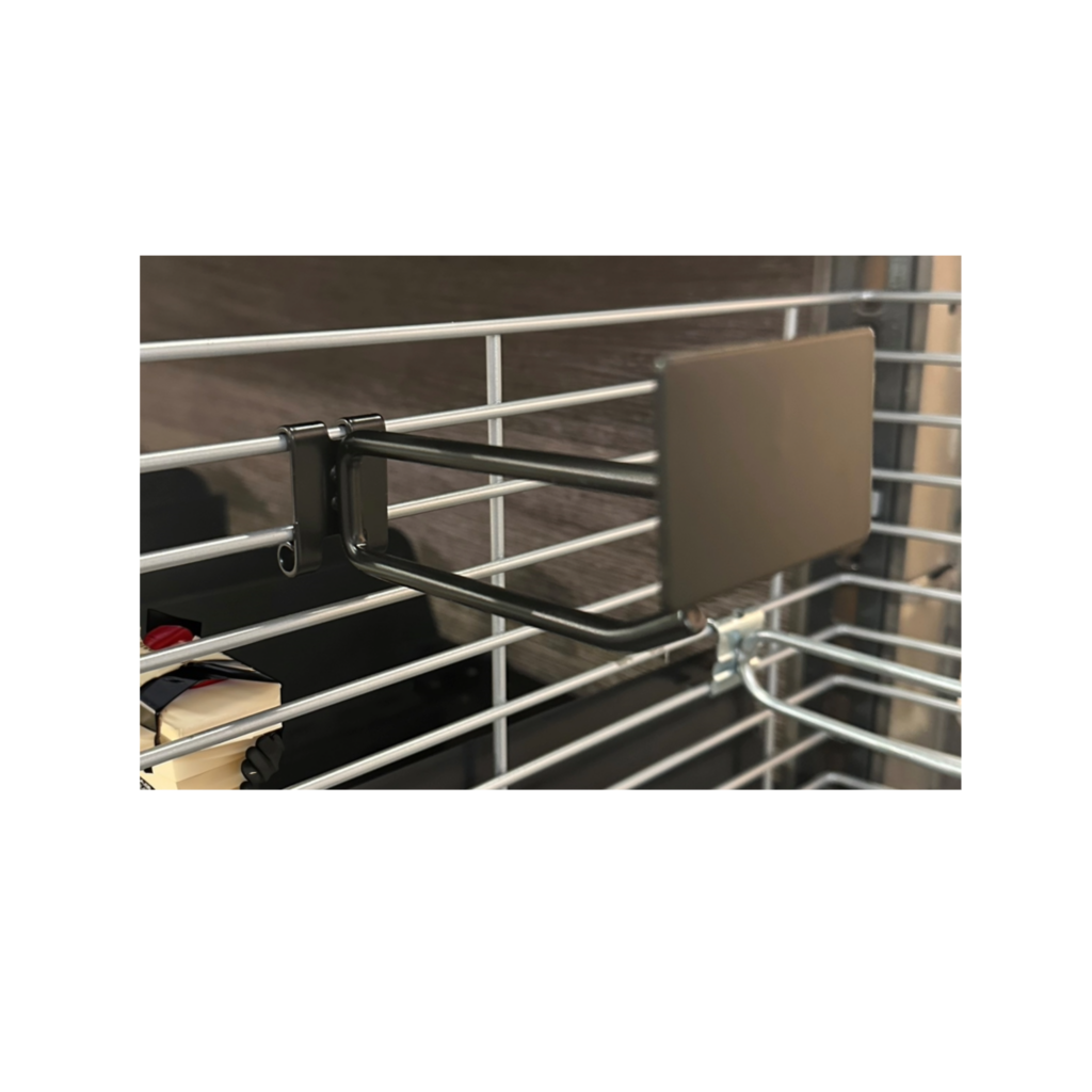 Curl back Scanner Hook With Metal Plate | Advance Displays 1