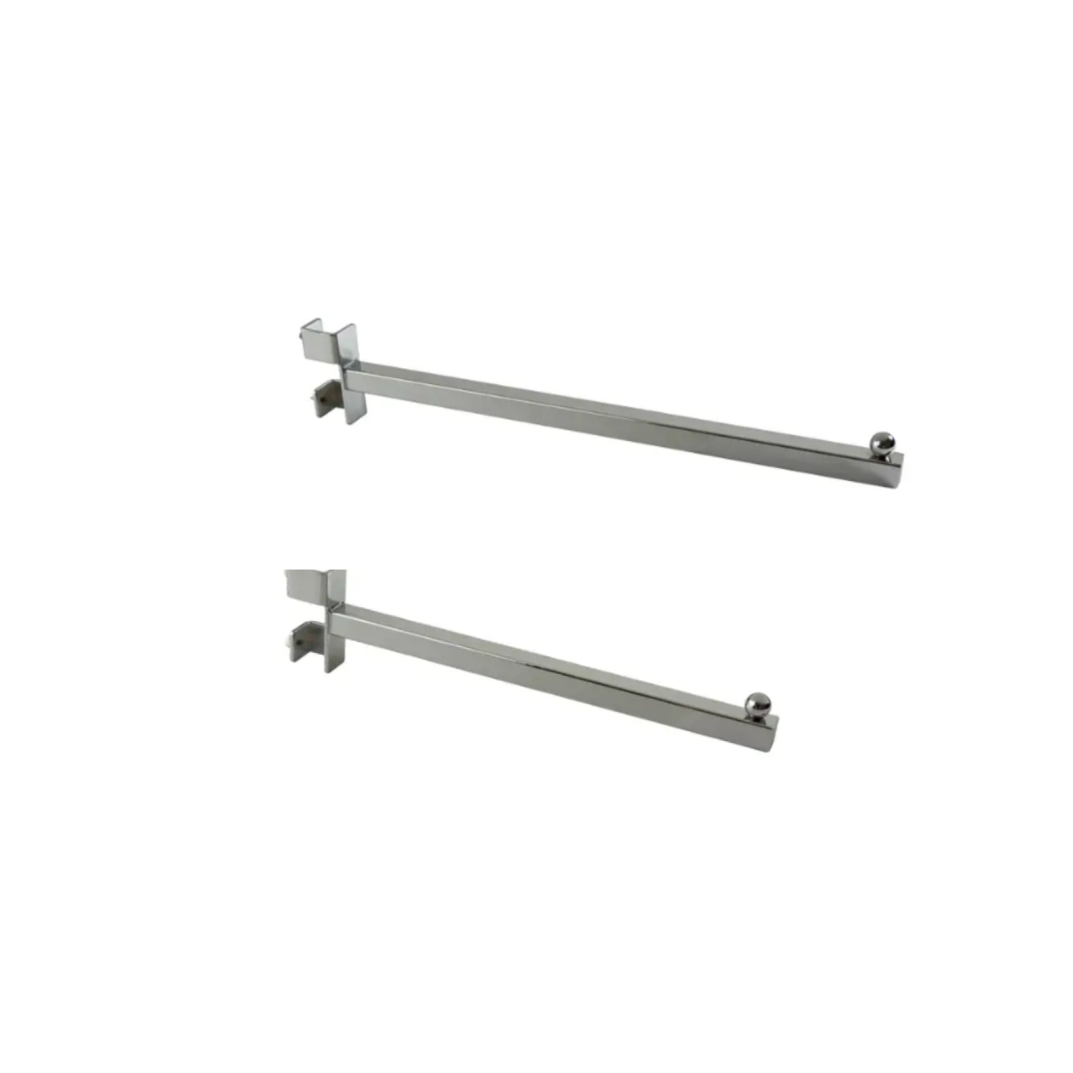 Straight Twist-on Arm for Square Tubing Rack | Advance Displays 1