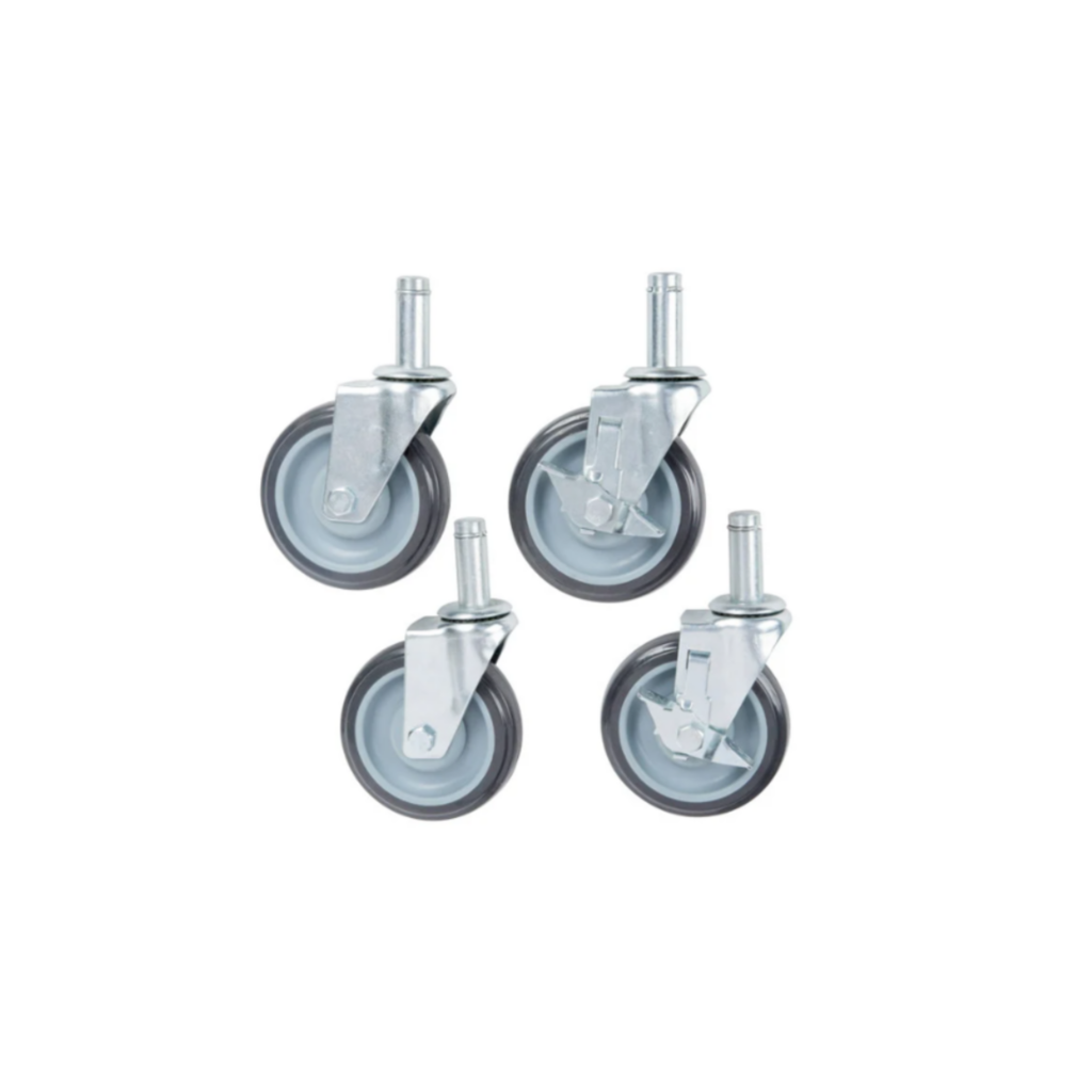 5" Mobil Wire Shelving Casters (Set of 4) | Advance Displays 1