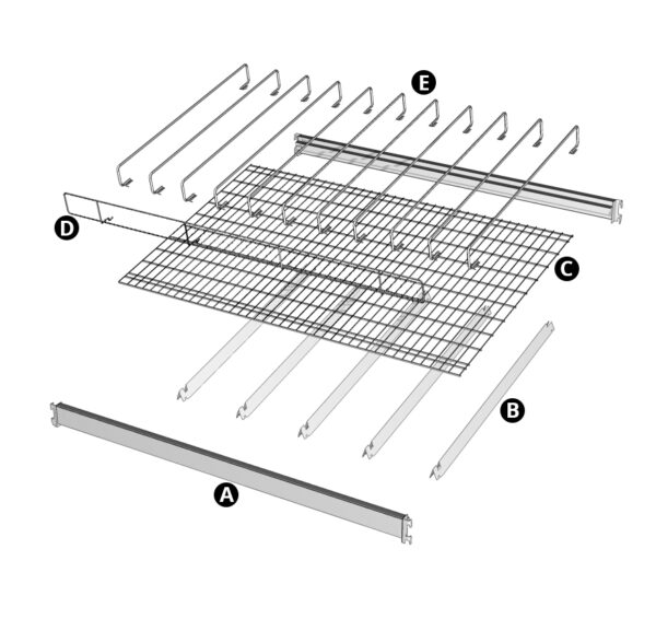 Lozier Widespan Gravity Flow Wire Shelf Assembly Category | Advance ...