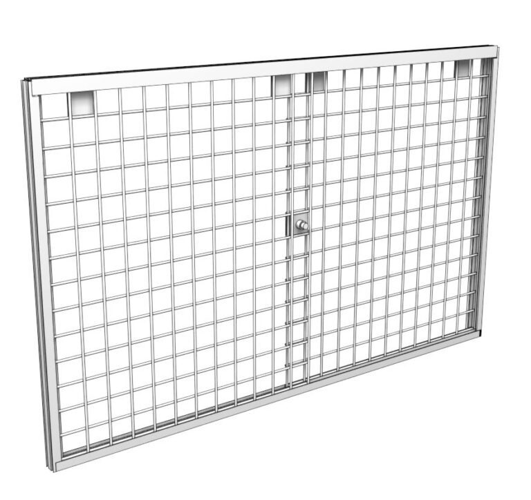 Lozier Wire Grid Door Kit | Advance Displays 1